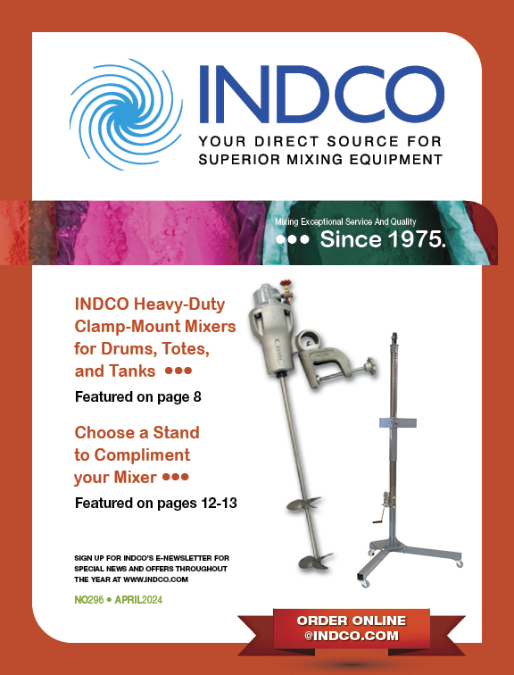 Industrial Mixers - Dispersers, Impellers, Stirrers | INDCO